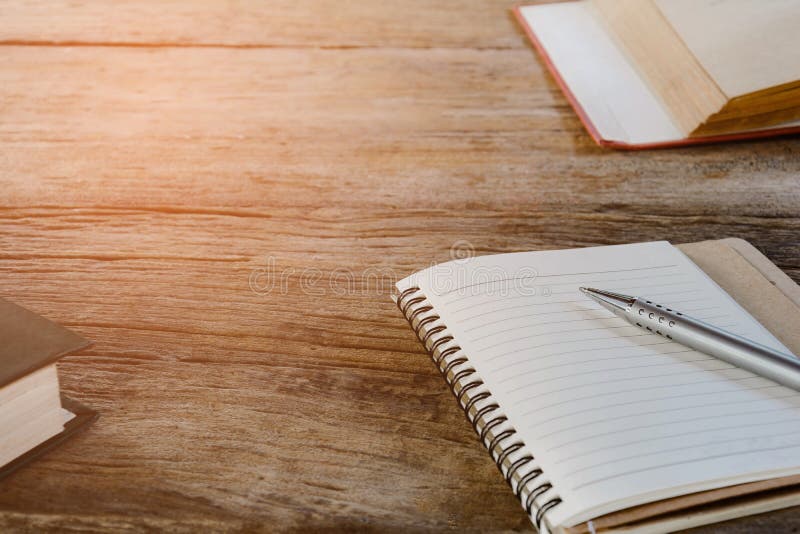 Pens and books for notes stock photo. Image of hand, paperwork - 89735794
