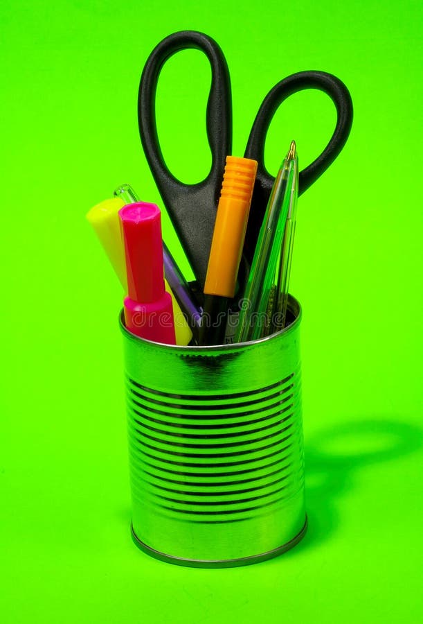 Pens In A Can Picture. Image: 82102