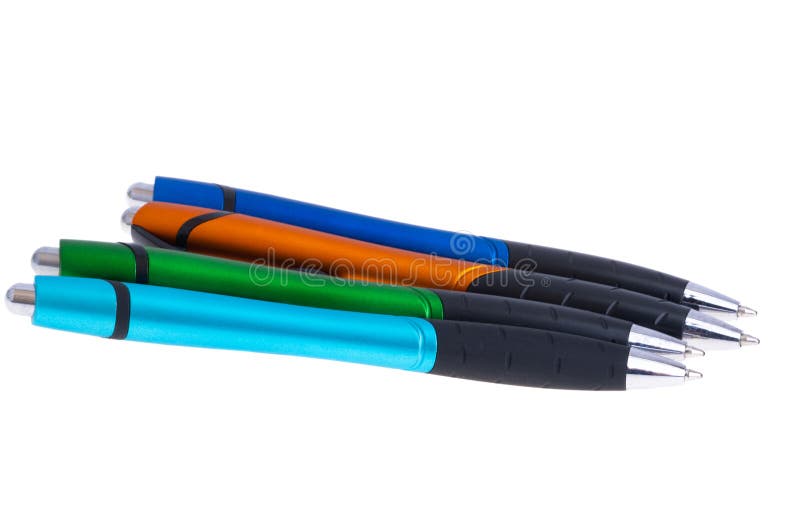 Pens calculation isolated stock photo. Image of object - 263227164