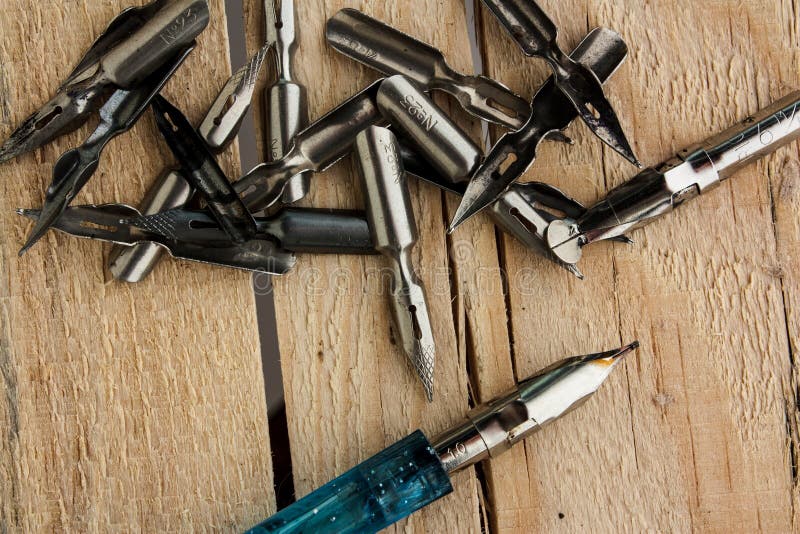 Pens stock photo. Image of ancient, objects, aging, antique - 67823432