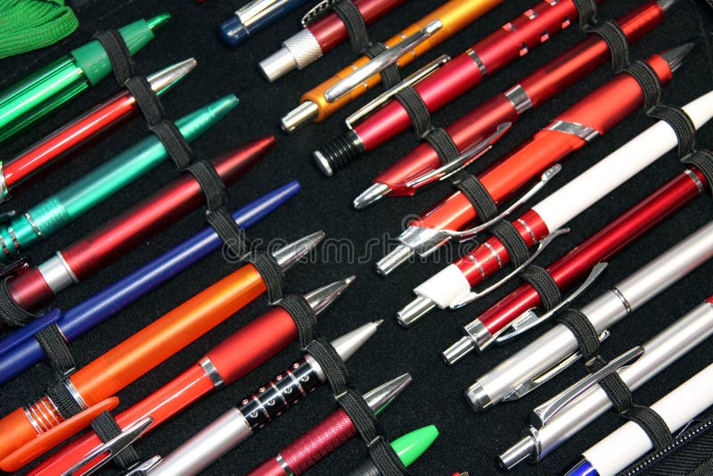 A Pens Set stock image. Image of office, demo, folder - 33515845