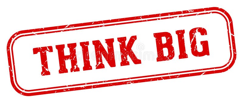 Pense Em Um Grande Selo. Pense No Grande Carimbo Retangular Em Fundo ...