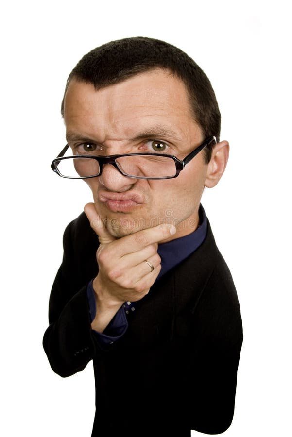 Searching for an idea stock image. Image of nerd, helpless - 13271901