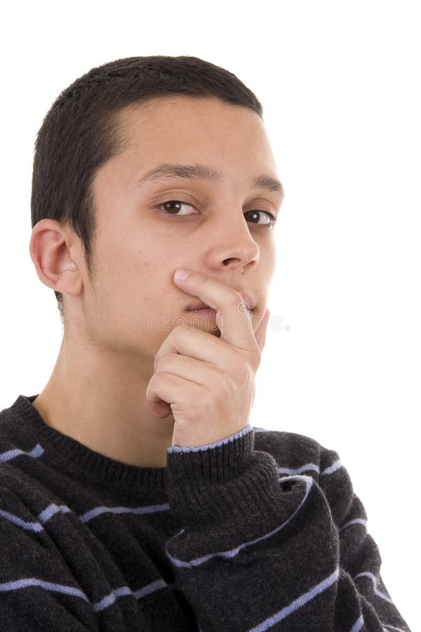 Pensive stock photo. Image of concept, hand, eyes, person - 7193190