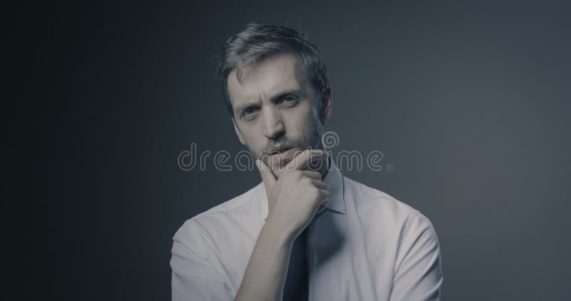 Mathematician Solving Problems and Writing Formulas on the Chalkboard ...