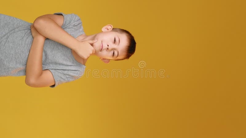 Decision, Child Thinking and Against a Blue Background for Choice ...