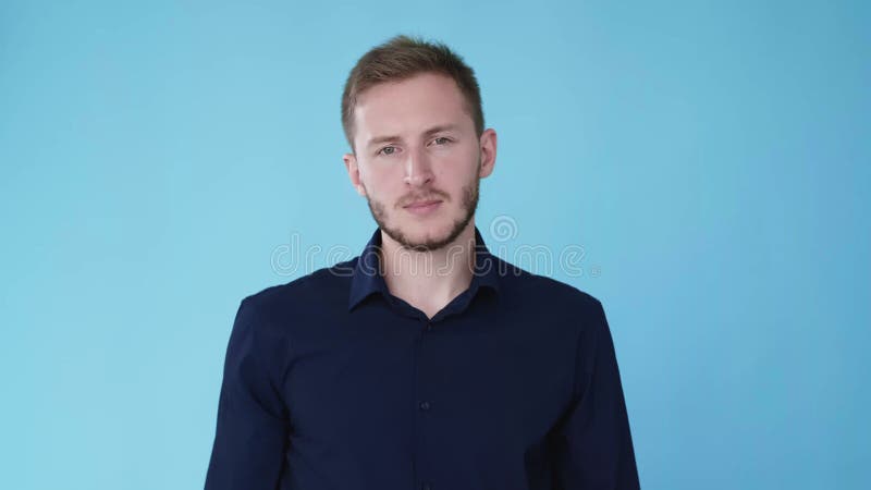 Pensive Man Problem Solution Thinking Gif Loop Stock Video - Video of ...