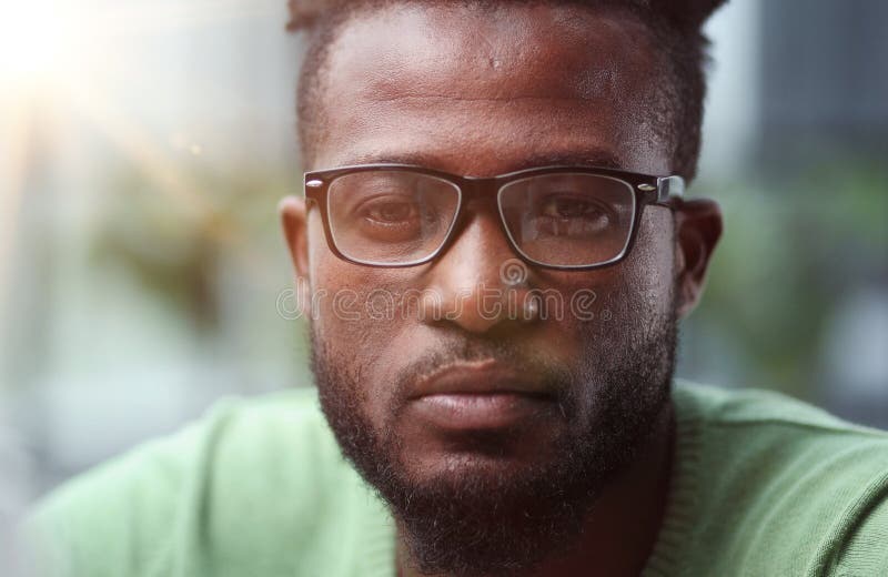 Pensive Mixed Race Confident International Company Employee Manager ...