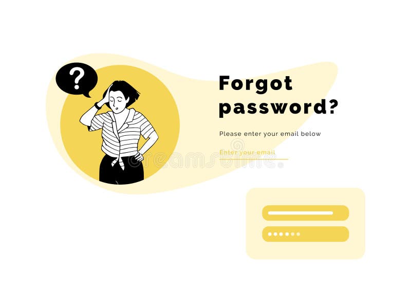 Remembering Password Stock Illustrations – 14 Remembering Password ...