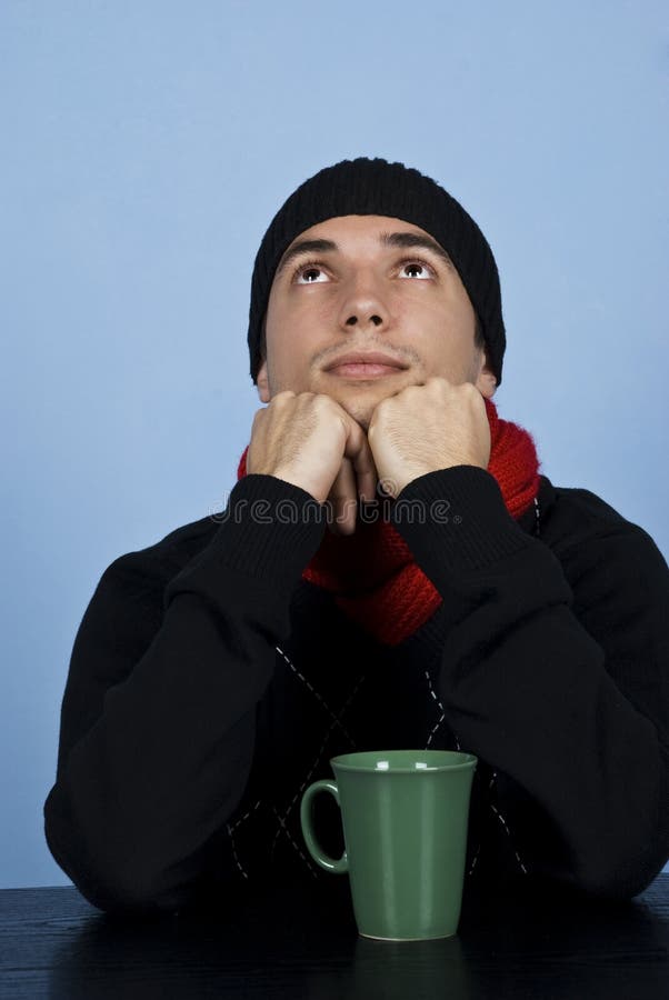 Pensive young man stock image. Image of drink, depressed - 12085503 Pensive young man stock image. Image of drink, depressed - 12085503