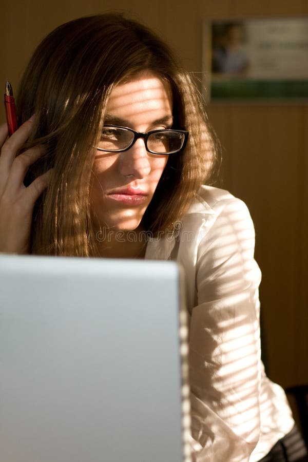 Pensiveness stock image. Image of businesspeople, employment - 6675701