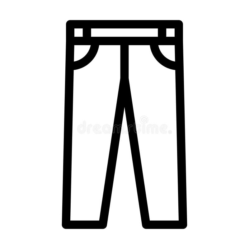 Cloth Pent Trouser Underwear Icon Design Vector Stock Vector ...