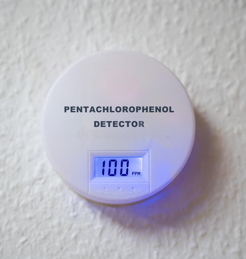 Pentachlorophenol Sensor stock image. Image of problem - 363861109