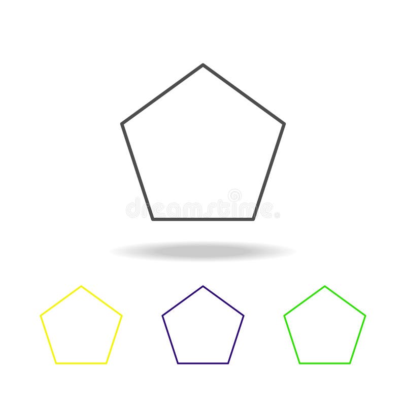 regular pentagon shape picture
