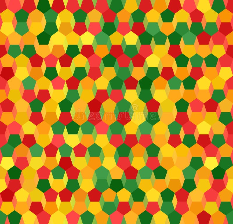 Pentagon Pattern. Seamless Vector Stock Vector - Illustration of ...
