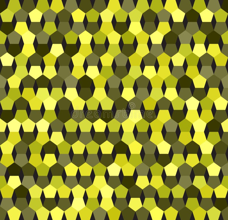 Pentagon Pattern. Vector Seamless Background Stock Vector ...