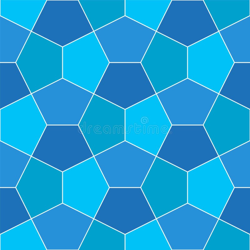 Pentagon Seamless Pattern . Geometric Textile Print Stock Vector ...