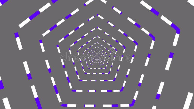 Pentagon-shaped Tunnel Rotating in a Seamless Infinite Loop ...