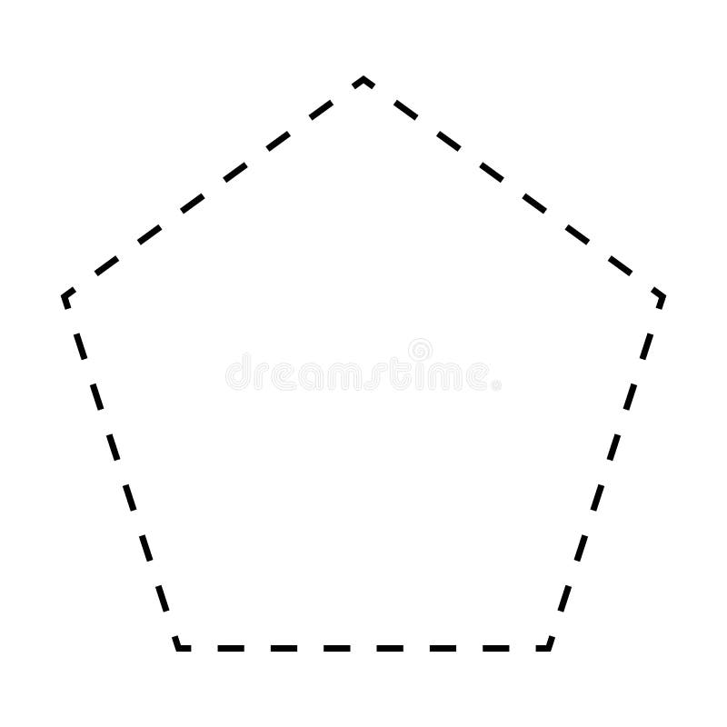 Pentagon Shape Outline Stock Illustrations – 856 Pentagon Shape Outline ...