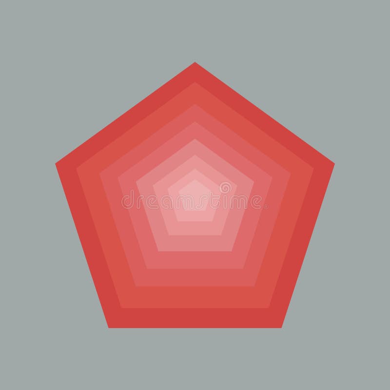 Pentagon. Vector Illustration Decorative Design Stock Vector ...