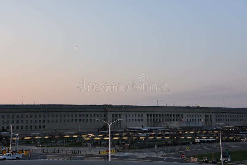 The Pentagon in Washington DC Editorial Stock Image - Image of light ...