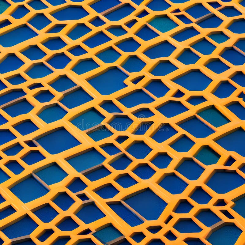Pentagonal Patterns: an Image of a Geometric Pattern Created with ...