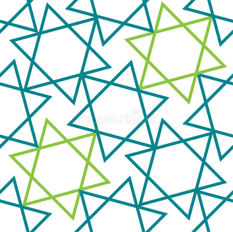 Pentagram Seamless Japanese Pattern Stock Vector - Illustration of ...