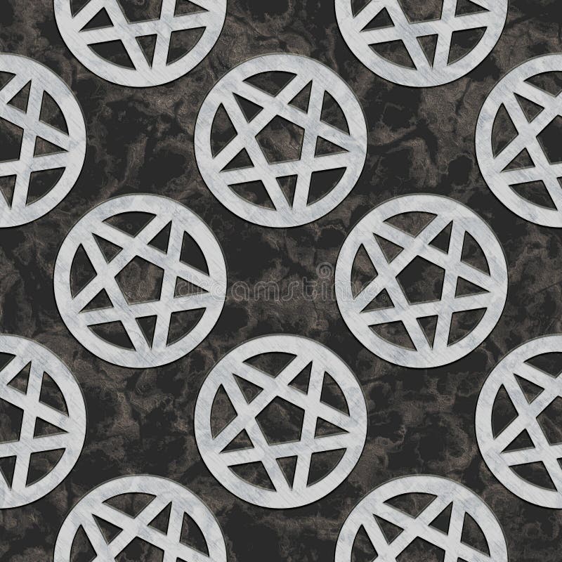 Pentagram stock illustration. Illustration of frame, rock - 36178243