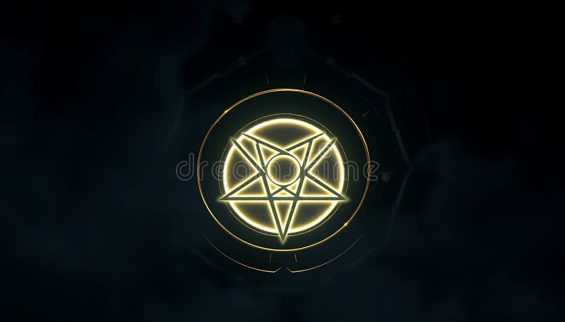 Pentagram Symbol, Occult and Mystic Design Element, Stock Photo ...
