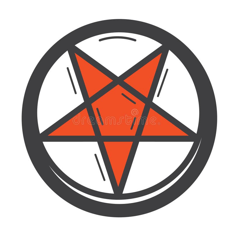 Pentagram. Vector Illustration Decorative Design Stock Vector ...