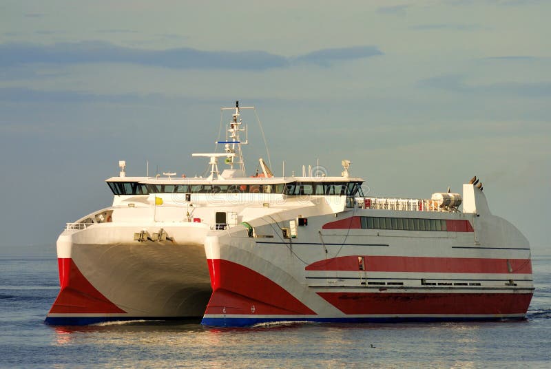 Pentalina Fast Ferry, Scotland Stock Image - Image of orknies, cruising ...
