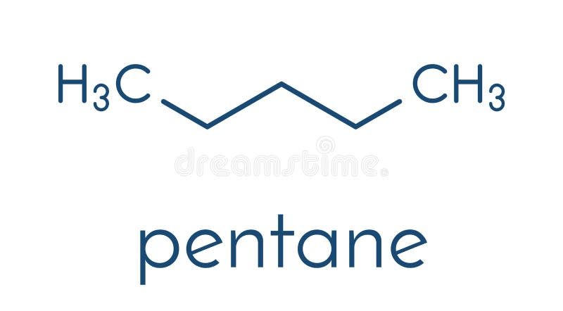 Isopentane Skeletal Structure