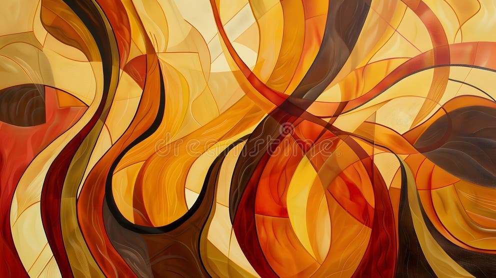 Pentecost, a Creative Abstract Interpretation of Spiritual Awake. Stock ...