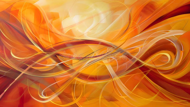 Pentecost, a Creative Abstract Interpretation of Spiritual Awake. Stock ...