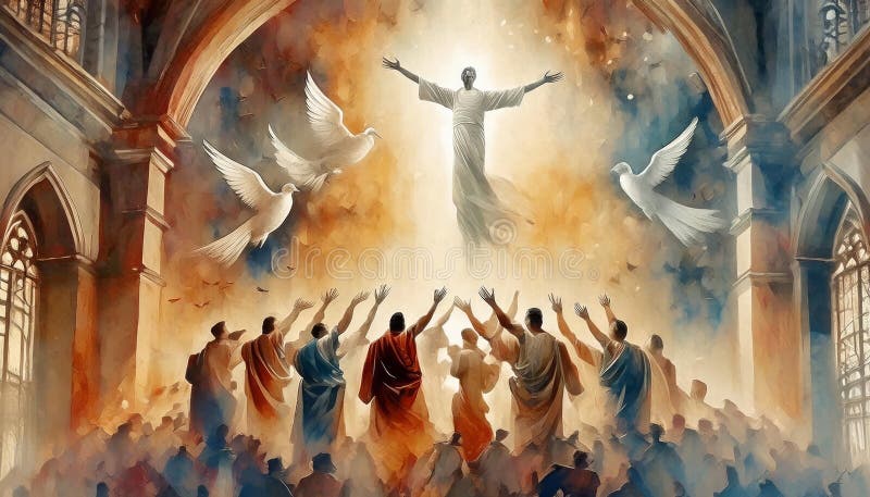 Pentecost. the Descent of the Holy Spirit on the Apostles. Digital ... Pentecost. the Descent of the Holy Spirit on the Apostles. Digital ...