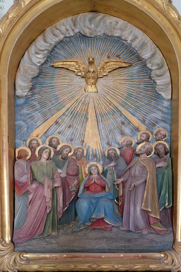 Pentecoste, La Discesa Dello Spirito Santo Immagine Stock - Immagine di ... Pentecoste, La Discesa Dello Spirito Santo Immagine Stock - Immagine di ...