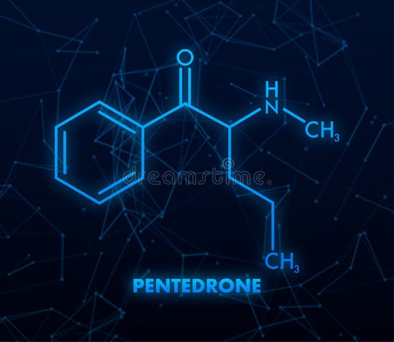 Pentedrone Formula. Pentedrone Molecular Structure Stock Vector ...