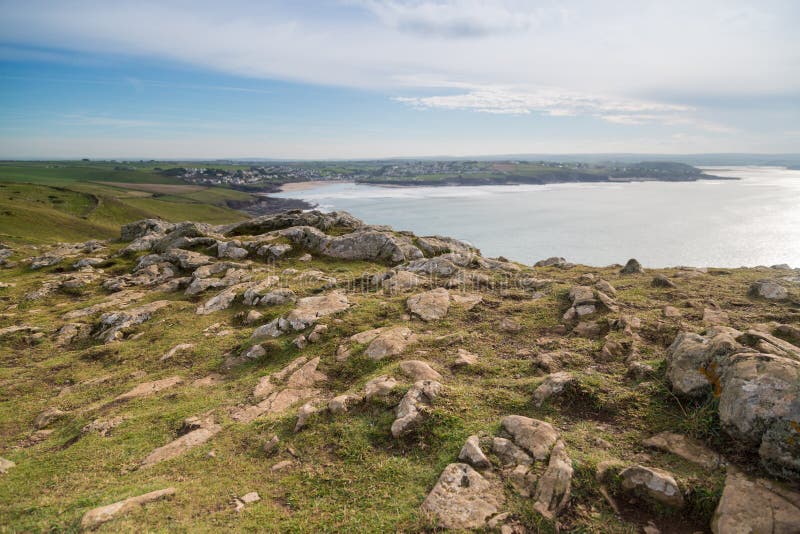 Stepper Point near Padstow stock image. Image of blue - 50134345
