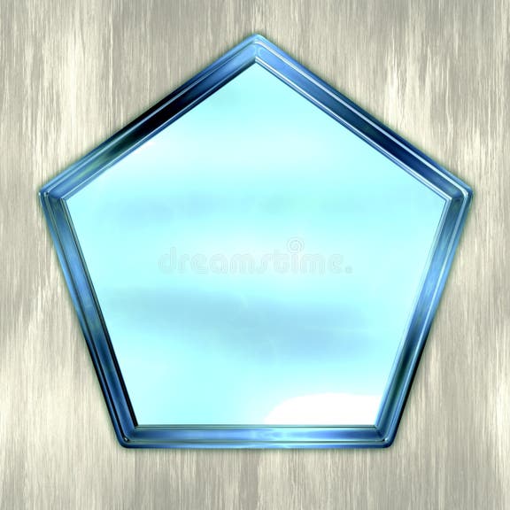 Pentágono stock de ilustración. Ilustración de acero - 32413721