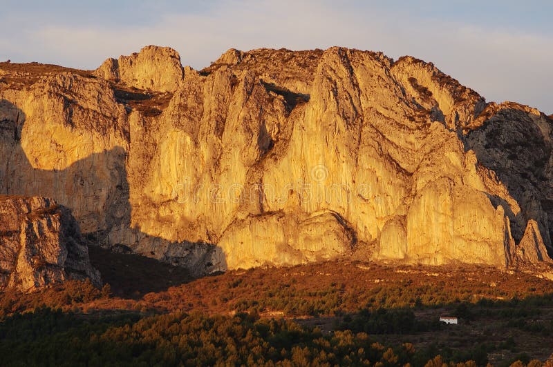 Penya Roc stock image. Image of sport, wall, spain, rock - 23674621
