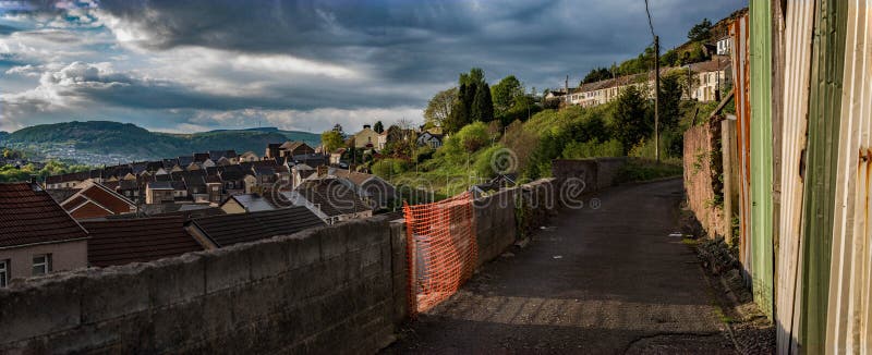 Penygraig. stock image. Image of valleys, streets, cymru - 96074333