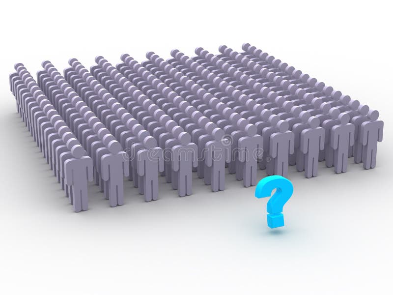 Man Facing Problems and Stress Stock Illustration - Illustration of ...