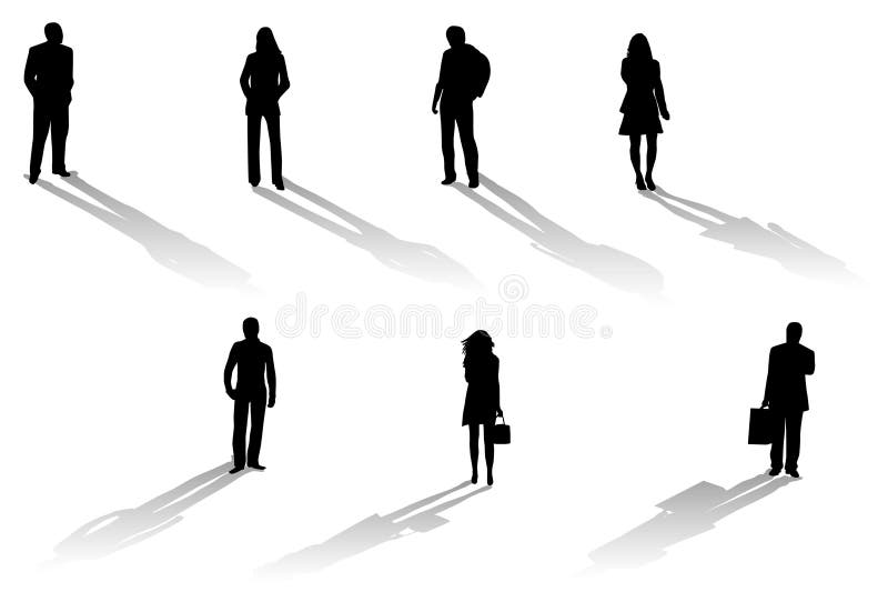 People stock vector. Illustration of suit, office, people - 5230638