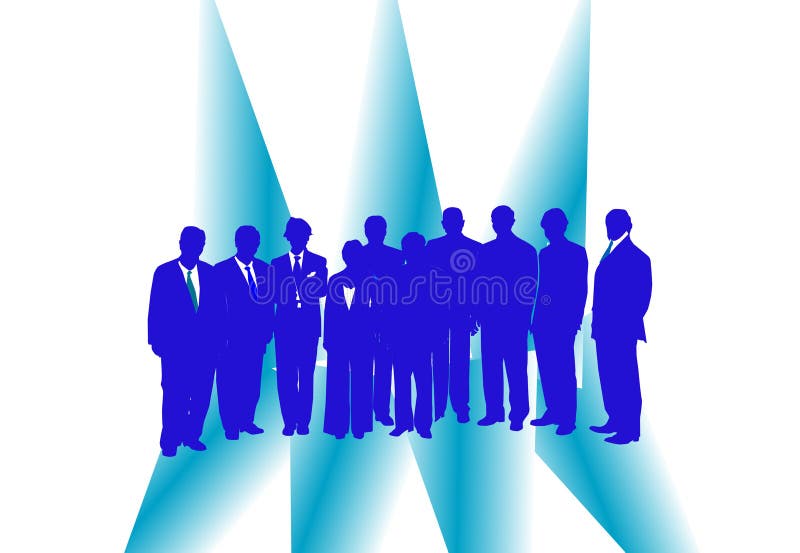 Blue People Clipart