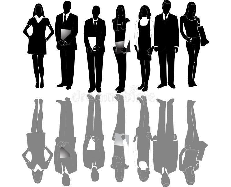 Business people vector stock vector. Illustration of shape - 9477144