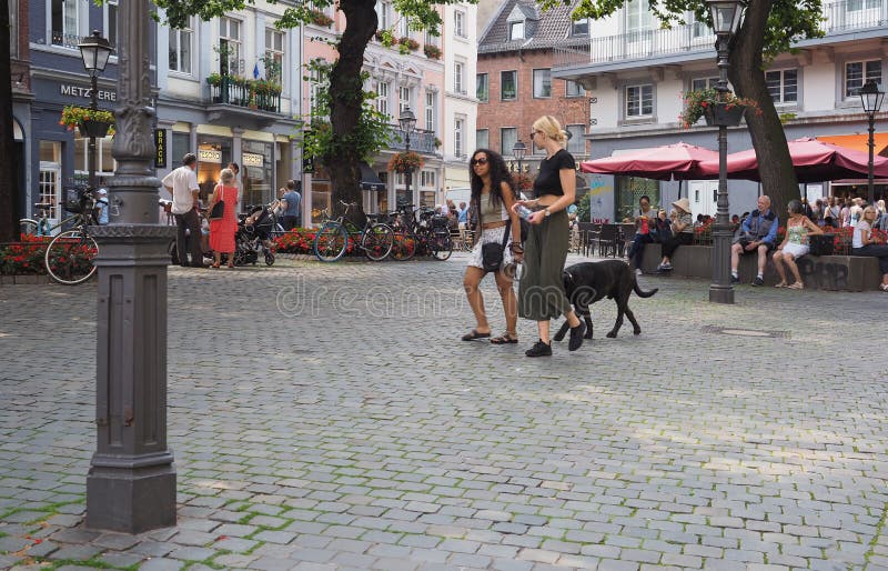 People in Aachen City Centre Editorial Image - Image of city, landmark ...