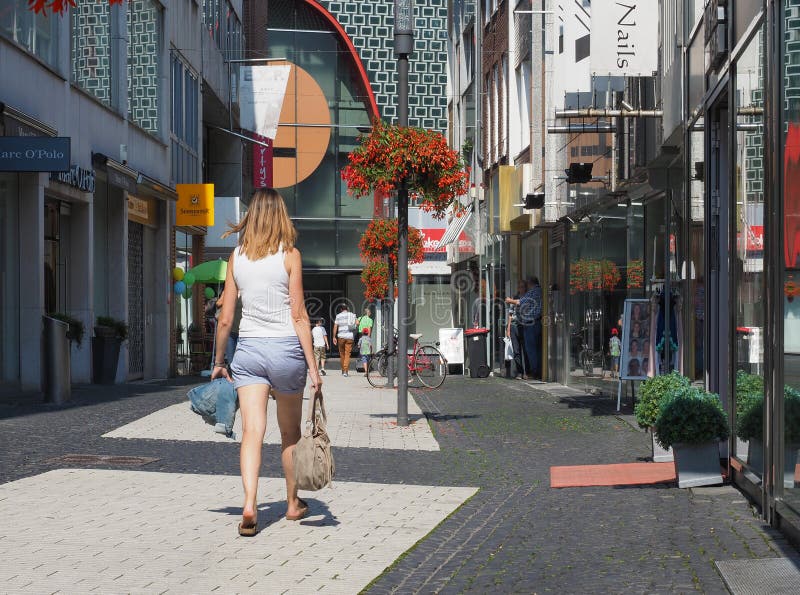 People in Aachen City Centre Editorial Photography - Image of city ...