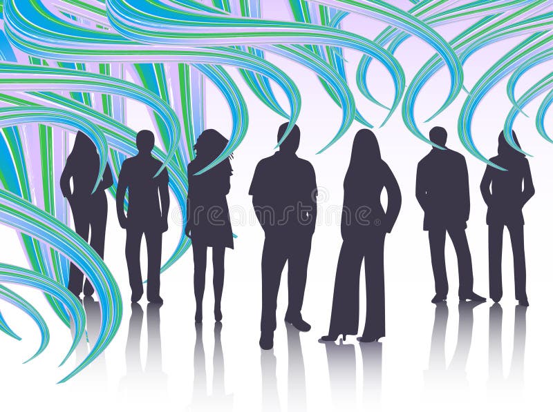 People And Abstract Picture. Image: 6552507