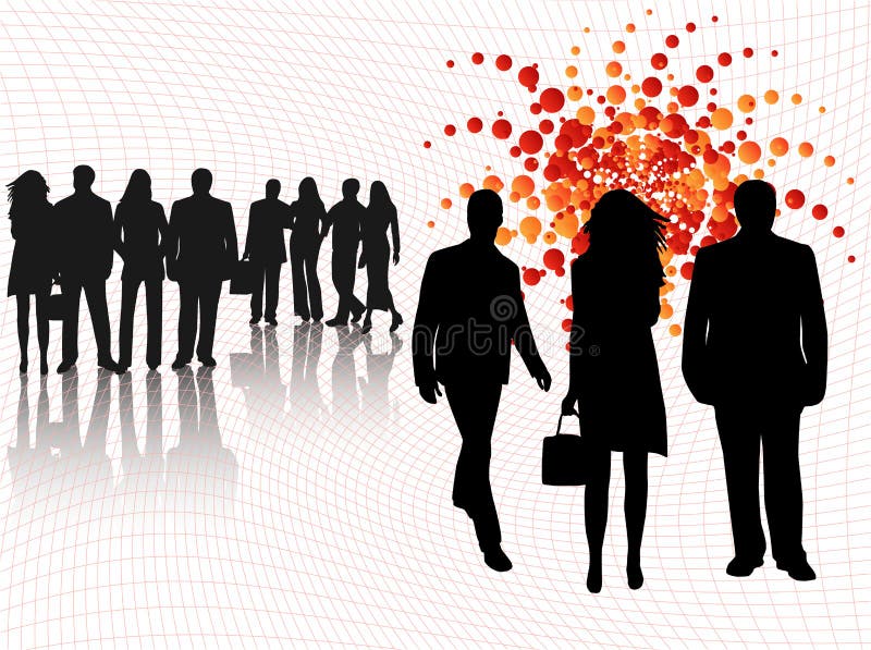 People And Abstract Picture. Image: 9865306