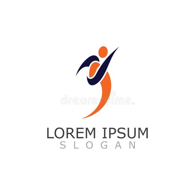 People Active Abstract Logo Business and Healthy Design Vector Template ...